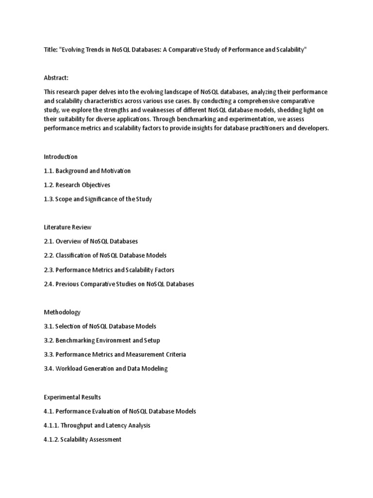 Evolving Trends in NoSQL Databases | PDF