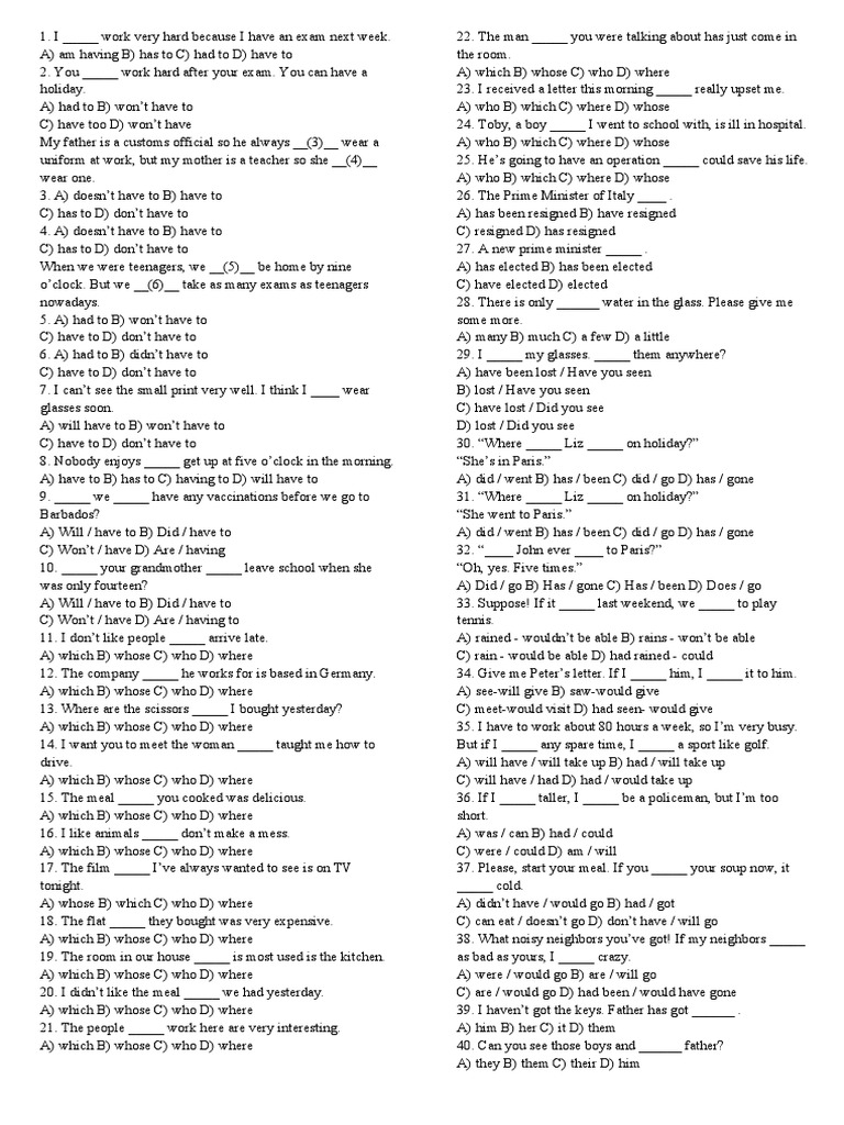 Tests Destination A2 | PDF