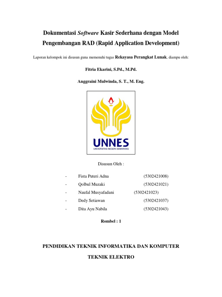 Dokumentasi Software Kelompok 5 RPL | PDF | Bisnis | Komputer