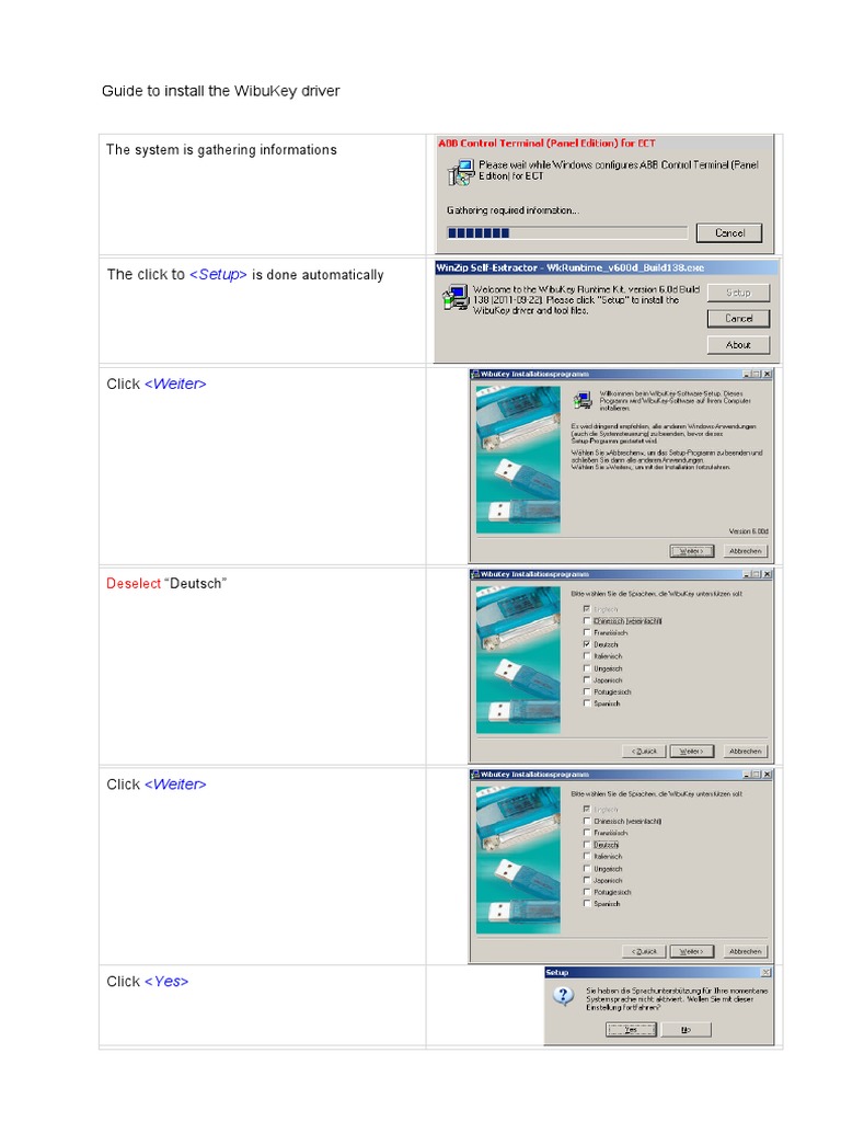 Guide To Install The WibuKey | PDF