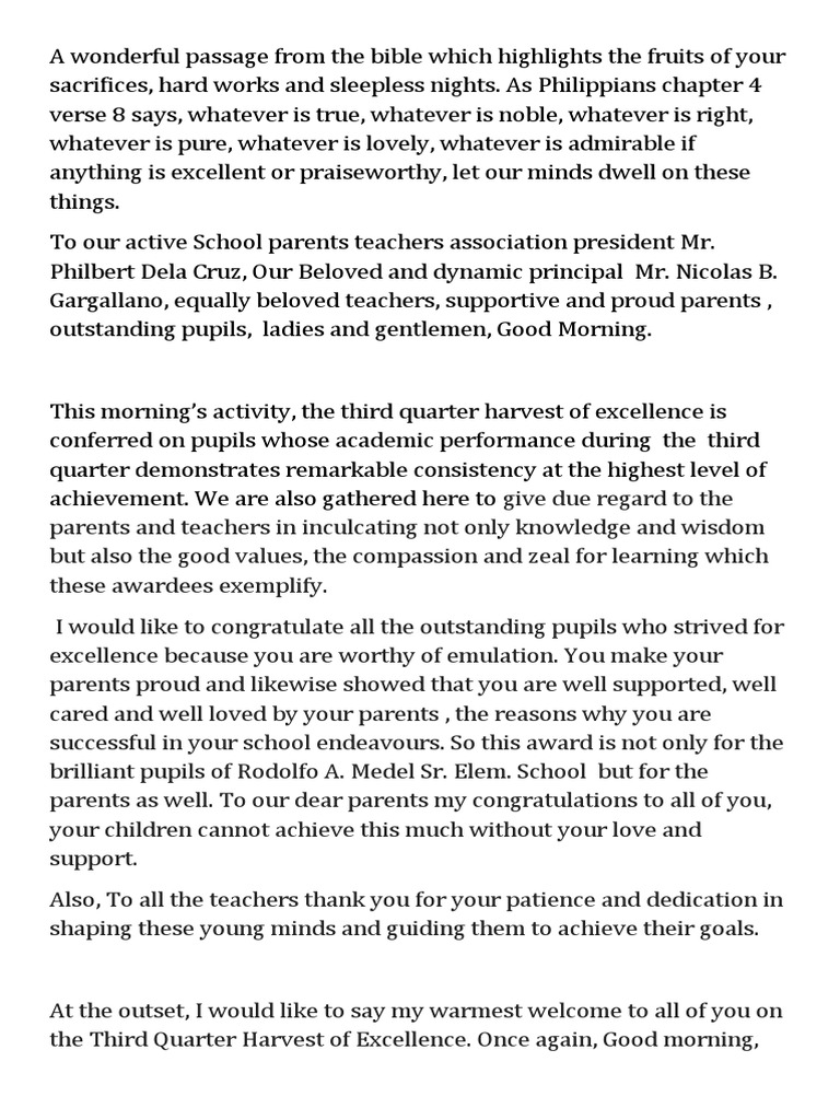 Welcome Remarks | PDF