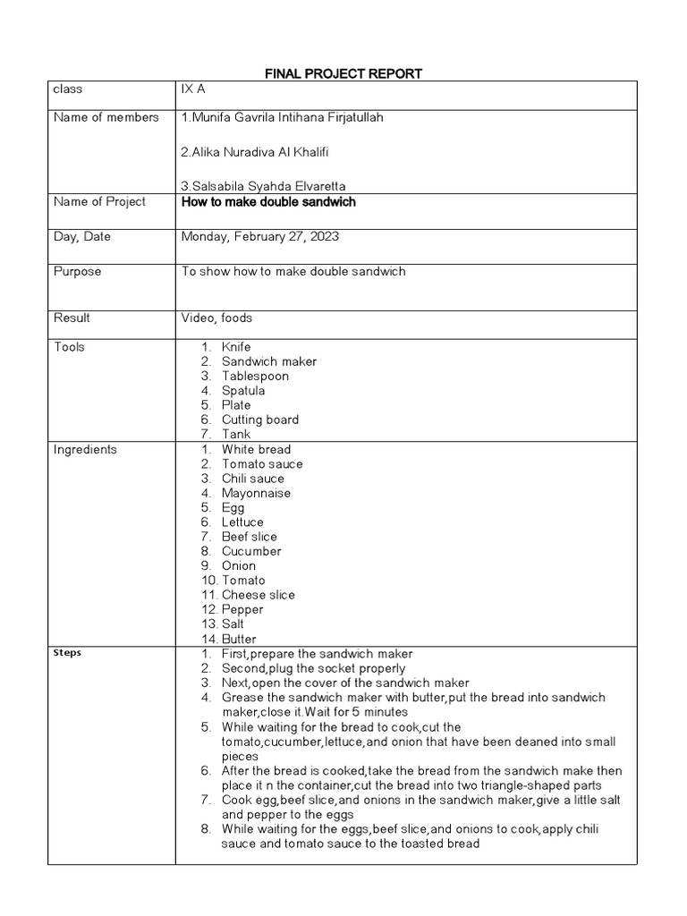 Laporan Project | PDF