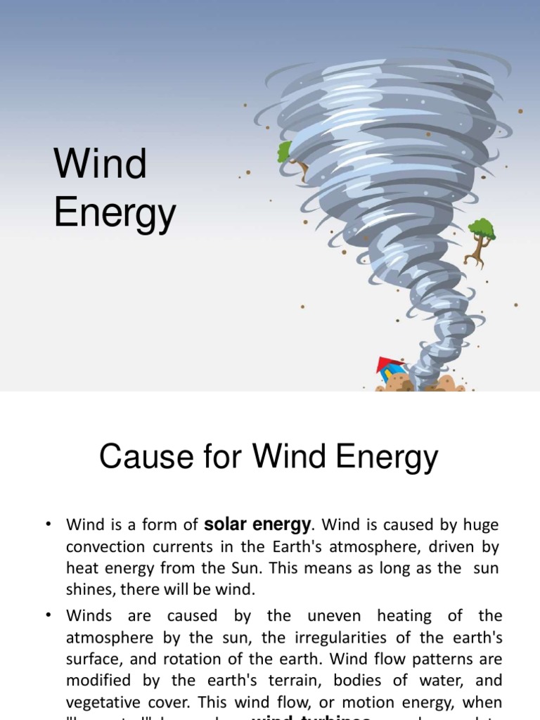 Understanding Wind Energy Generation | PDF | Science & Mathematics
