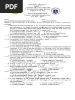 Grade 8 Math-Q1 Assessment Based On Matatag Curriculum | PDF ...