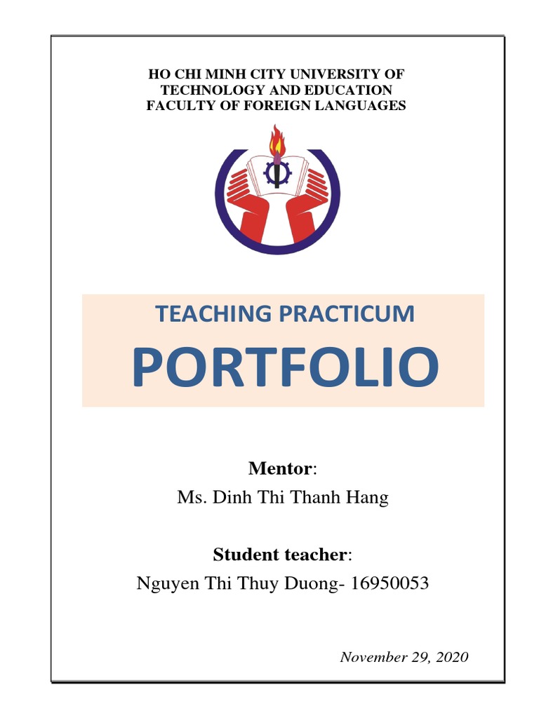 1-Practicum Portfolio - Nguyen Thi Thuy Duong - 16950053 | PDF | Academic Degree | Lecturer