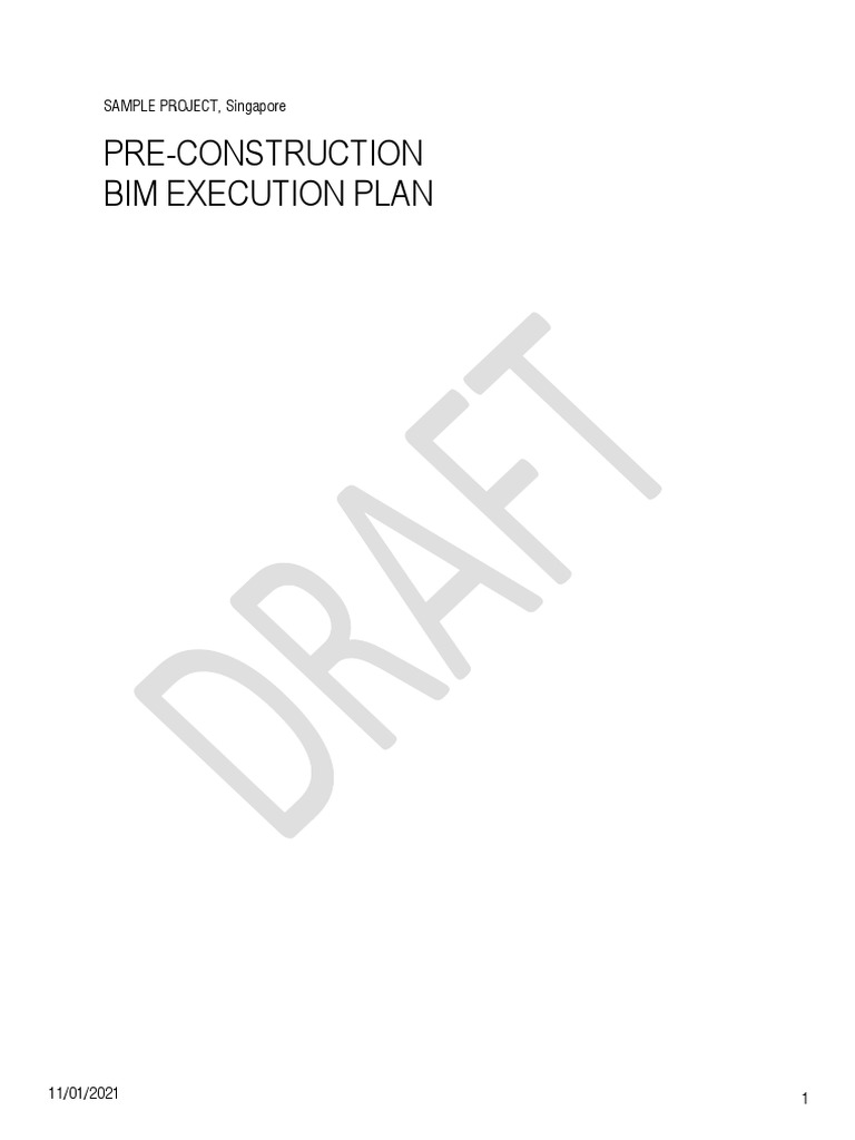 Sample Bim Execution Plan | PDF | Computers