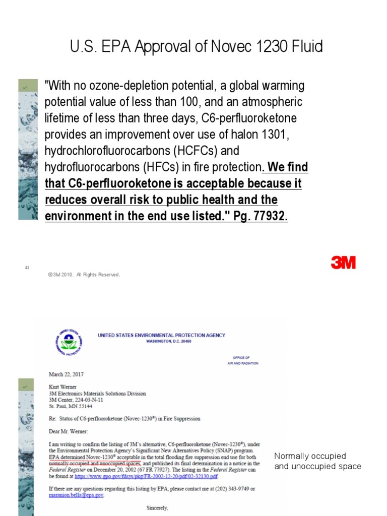 Epa Novec 1230 | PDF | Technology & Engineering
