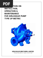 Kirloskar CPHM Pump Technical Manual | PDF | Bearing (Mechanical) | Pump