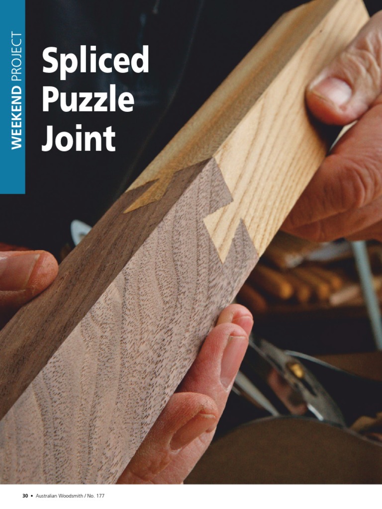 Spliced Puzzle Joint Tutorial | PDF | Manufactured Goods | Machines