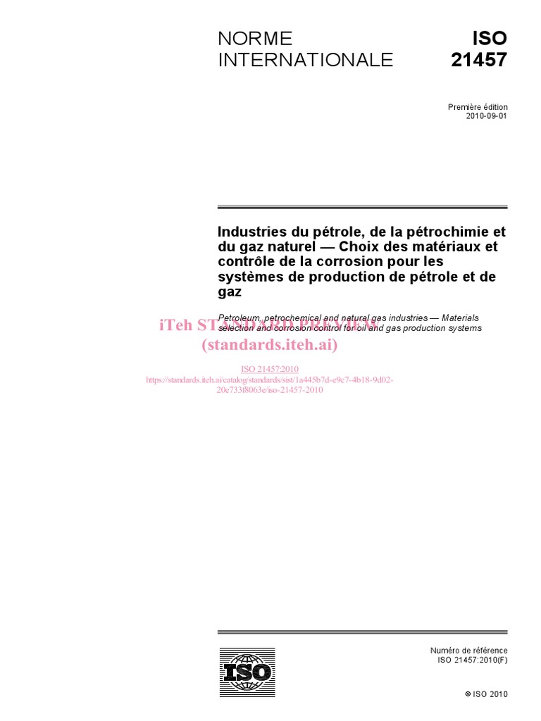 Iso 21457 2010 | PDF