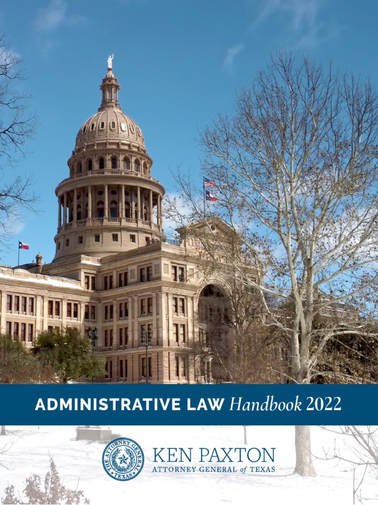 Texas Admin Law Guide 2022 | PDF | Politics | Law