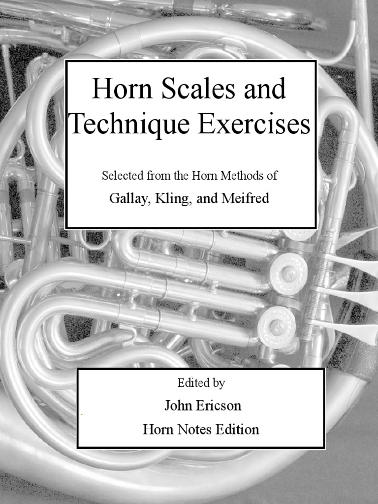 Horn Scales Techniques Sample | PDF | Art