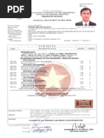 College - Official Transcript of Records | PDF