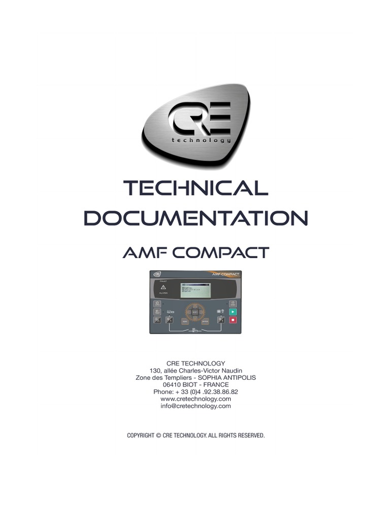 Amf Compact Technical Documentation en j2021 | PDF