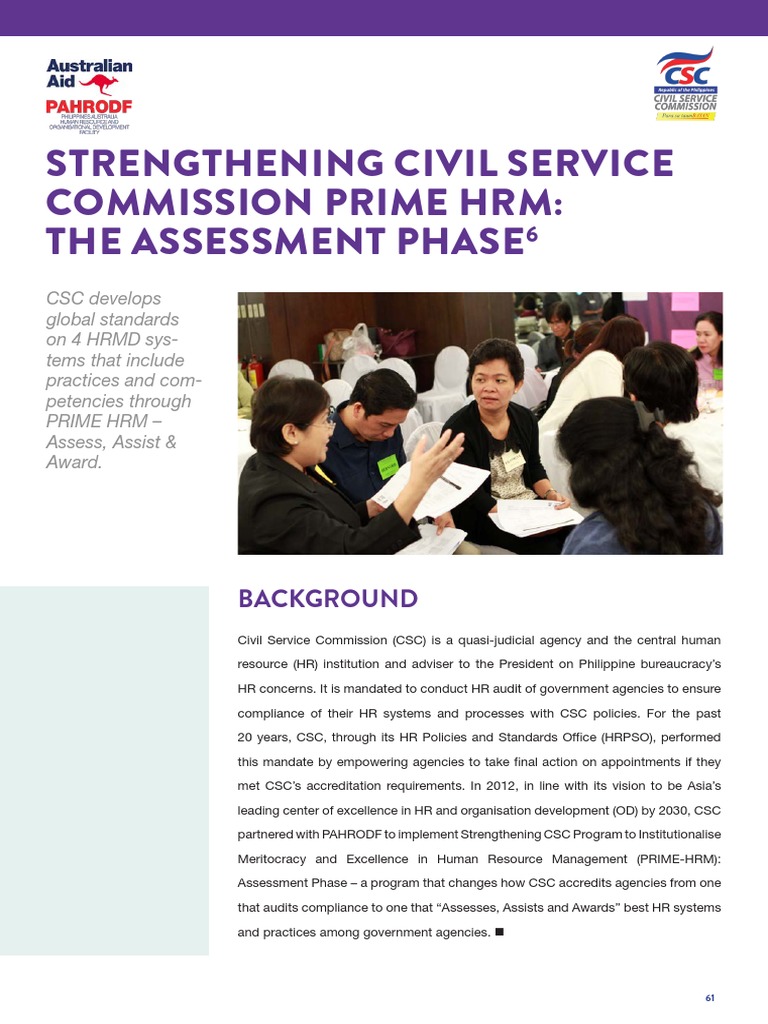 CSC 07 Strengthening Civil Service Commission PRIME HRM - The ...