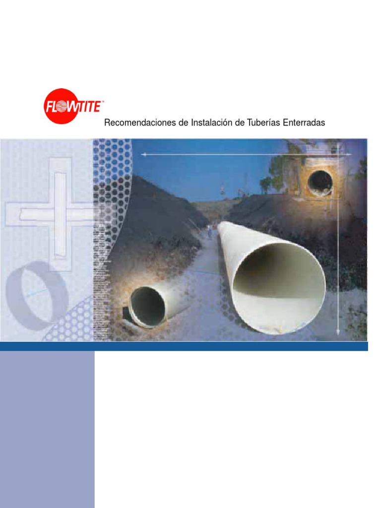 Recomendaciones de Instalación de Tuberías Enterradas | PDF | Tubería (transporte de fluidos ...