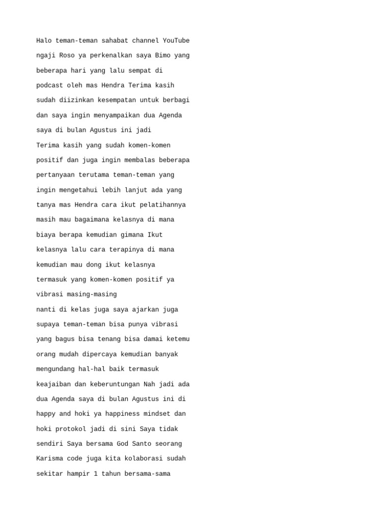 RZJ - jyHwBE) ?20 MATERI SPESIAL KELAS HAPPY HOKY - OM BIMO & COACH ...