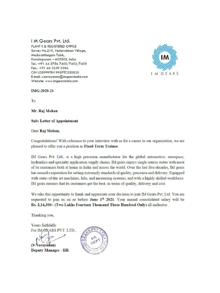 Im Gears Placed 20-21 Batch 8 Students | PDF