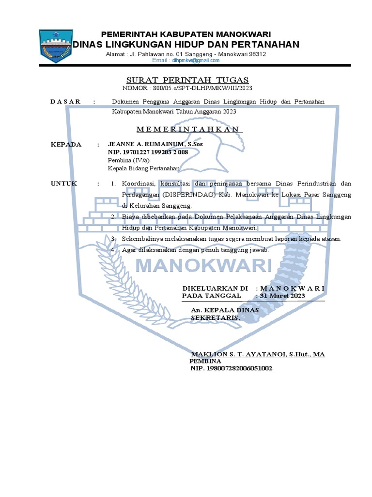 11 SPT Dan SPPD 3-5 April 2023 (No SPT & SPPD) | PDF