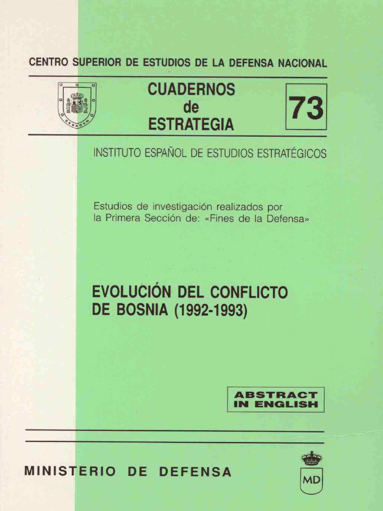 CE - 73ConflictoBosnia1992 - 1993 - IEEE | PDF | Serbia | Croacia