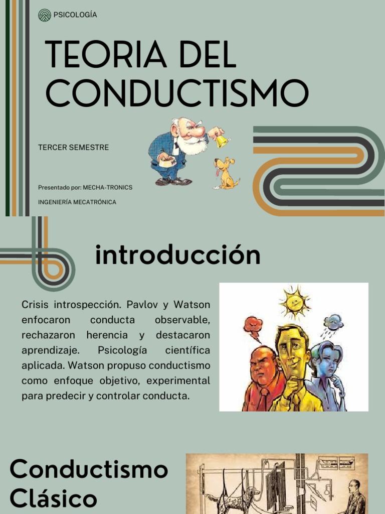 Teoría Conductista (1) - 230731 - 131502 | PDF | Behaviorismo | Aprendizaje