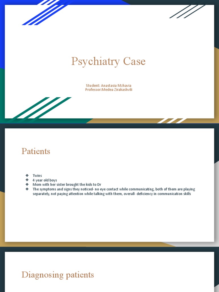 Psychiatry Case | PDF | Psychology | Behavioural Sciences