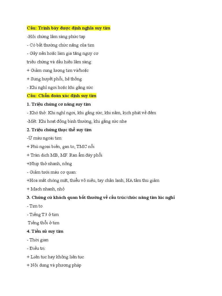 H I CH NG Suy Tim | PDF