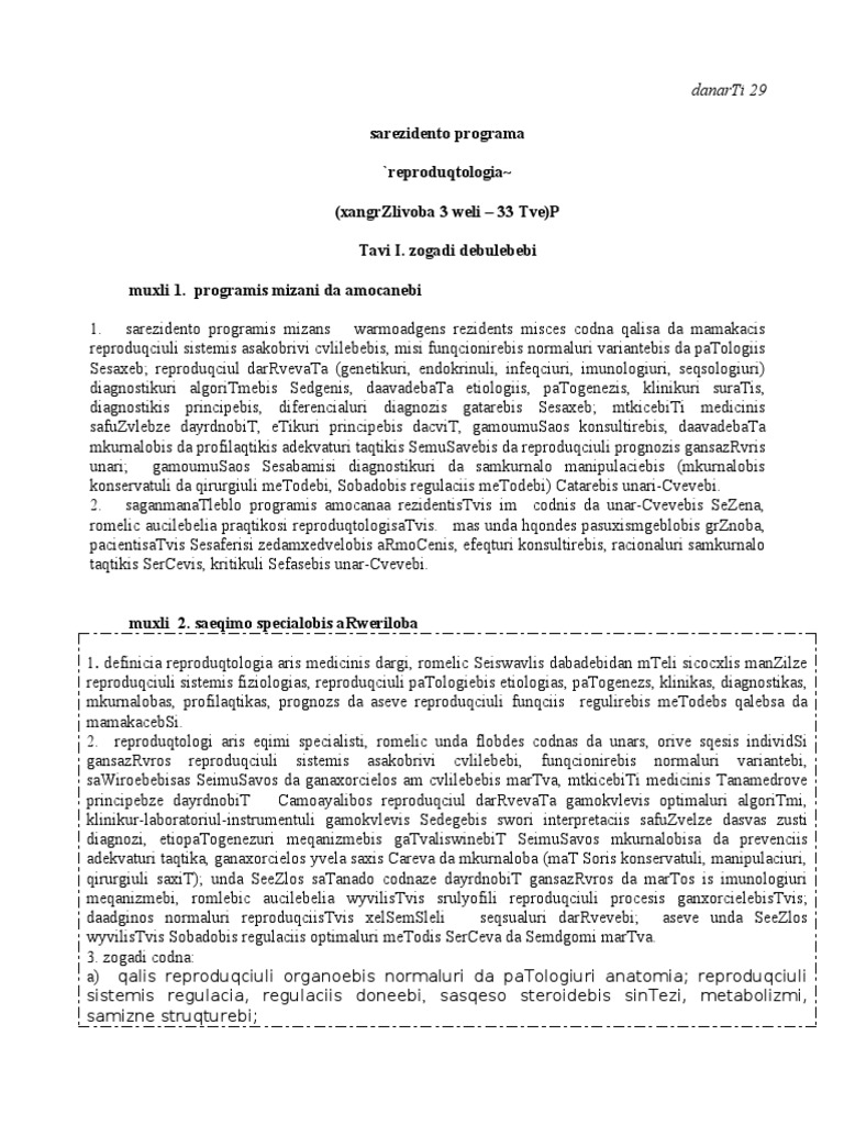 Sarezidento Programa 'Reproduqtologia (Xangrzlivoba 3 Weli - 33 Tve) P ...