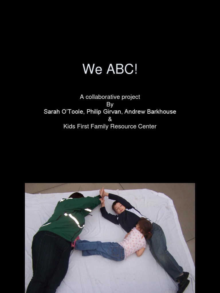 We Abc!: A Collaborative Project by Sarah O'Toole, Philip Girvan ...