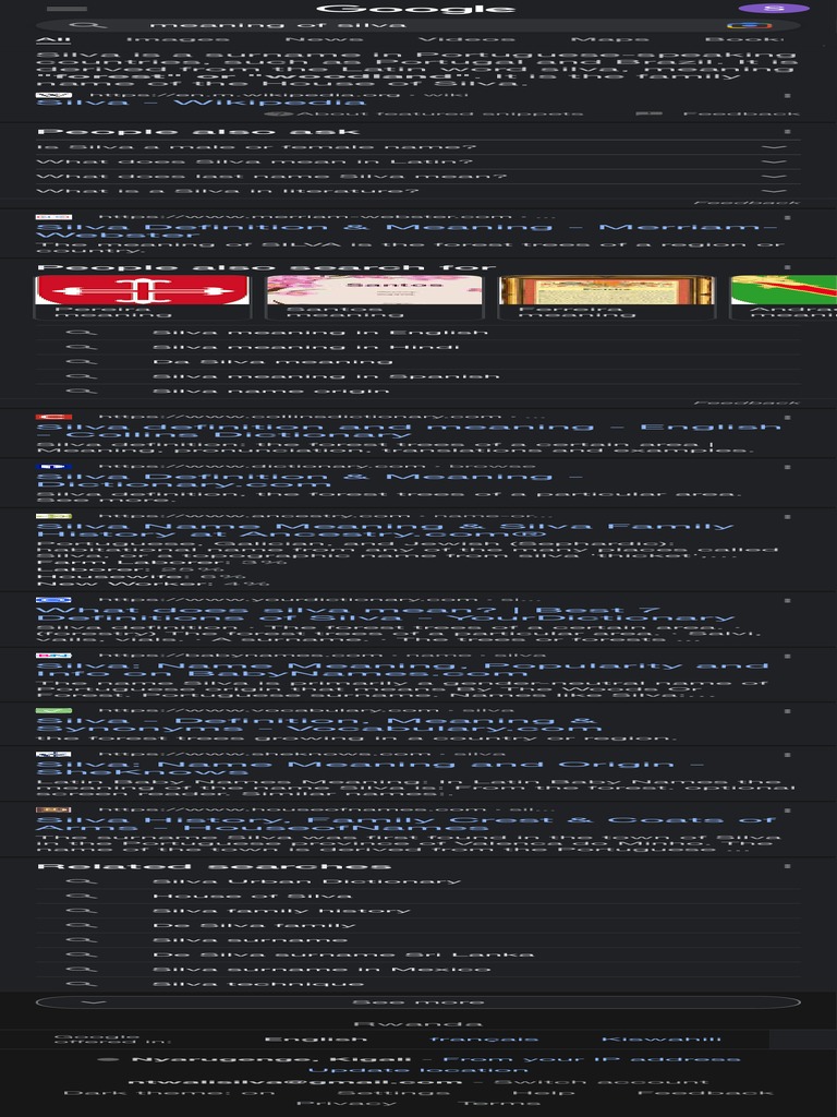 Meaning of Silva - Google Search | Download Free PDF | Forests ...