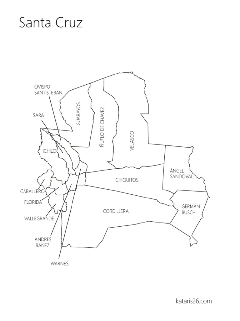 Mapa Santa Cruz PDF | PDF