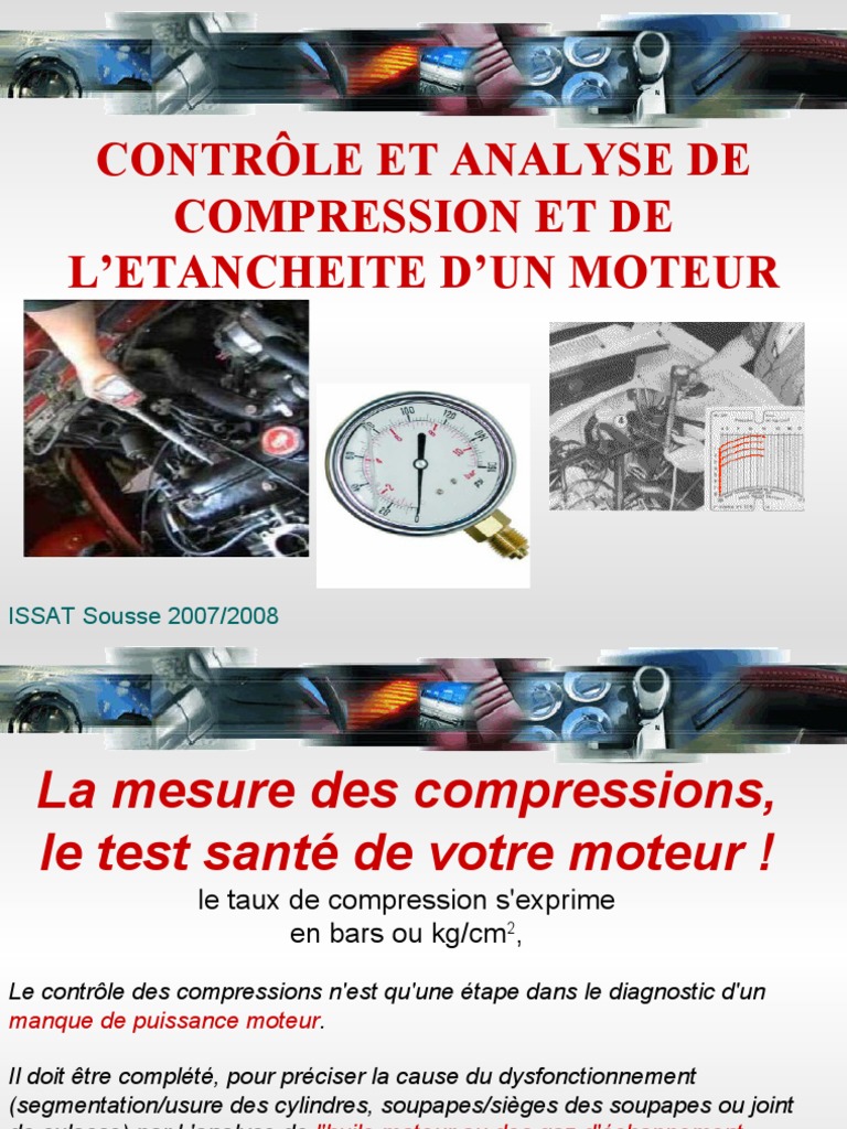 Analyse de Compression D'un Moteur | PDF