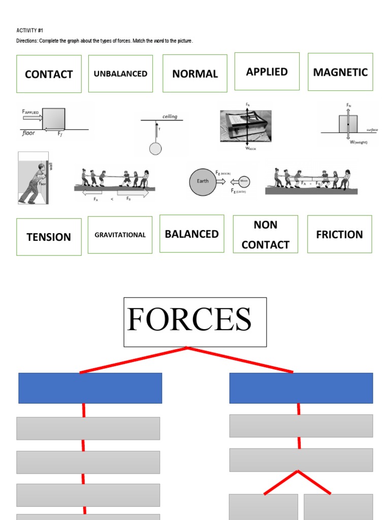 Activity#1 Types of Forces | PDF