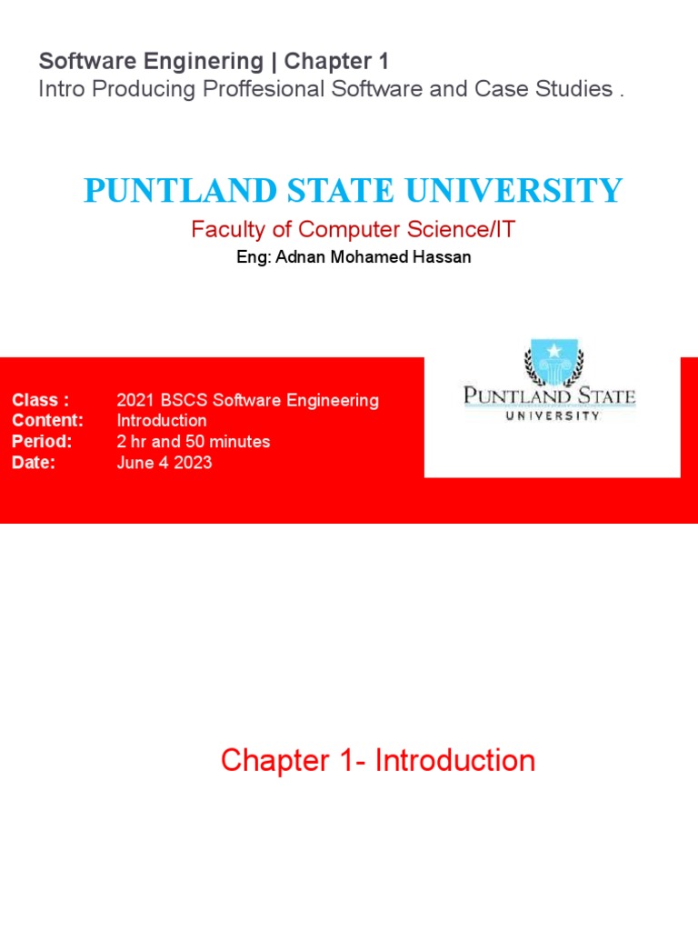 Ch1 Introduction by Eng Adnan | PDF | Software | System