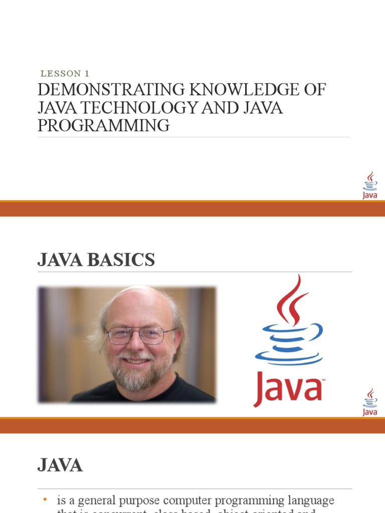 Elective 11 - Lesson 1 & 2 | PDF | Java (Programming Language) | Java ... Elective 11 - Lesson 1 & 2 | PDF | Java (Programming Language) | Java ...
