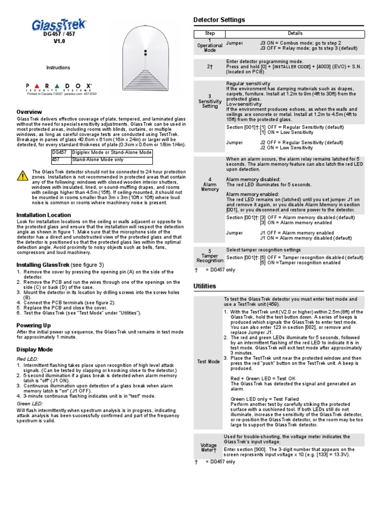 DG457 | PDF | Detector (Radio) | Printed Circuit Board