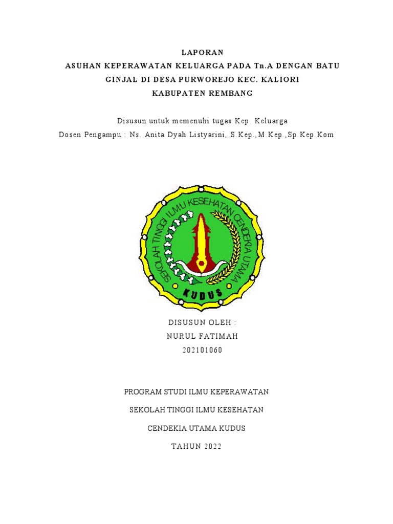 Laporan Keperawatan Keluarga Nurul Fatimah | PDF