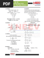 CSEC MATHEMATICS 2017 PAPER 1 (Solutions With Explanations) | PDF | Triangle | Area