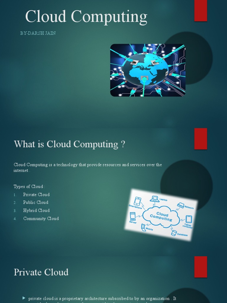 Types of Cloud Computing Explained | PDF