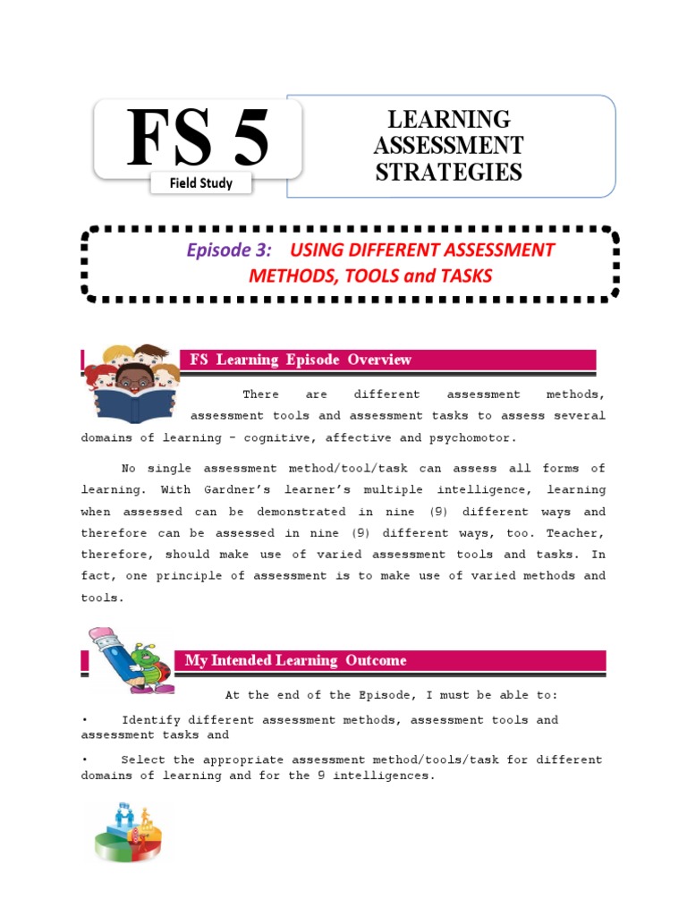 Learning Assessment Strategies: Episode 3 | PDF | Educational Assessment | Learning