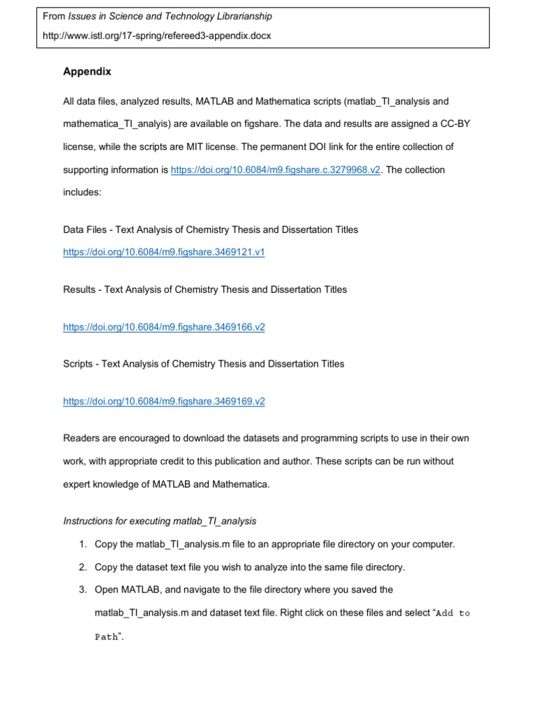 Eeckel, Appendix | Download Free PDF | Computer File | Matlab