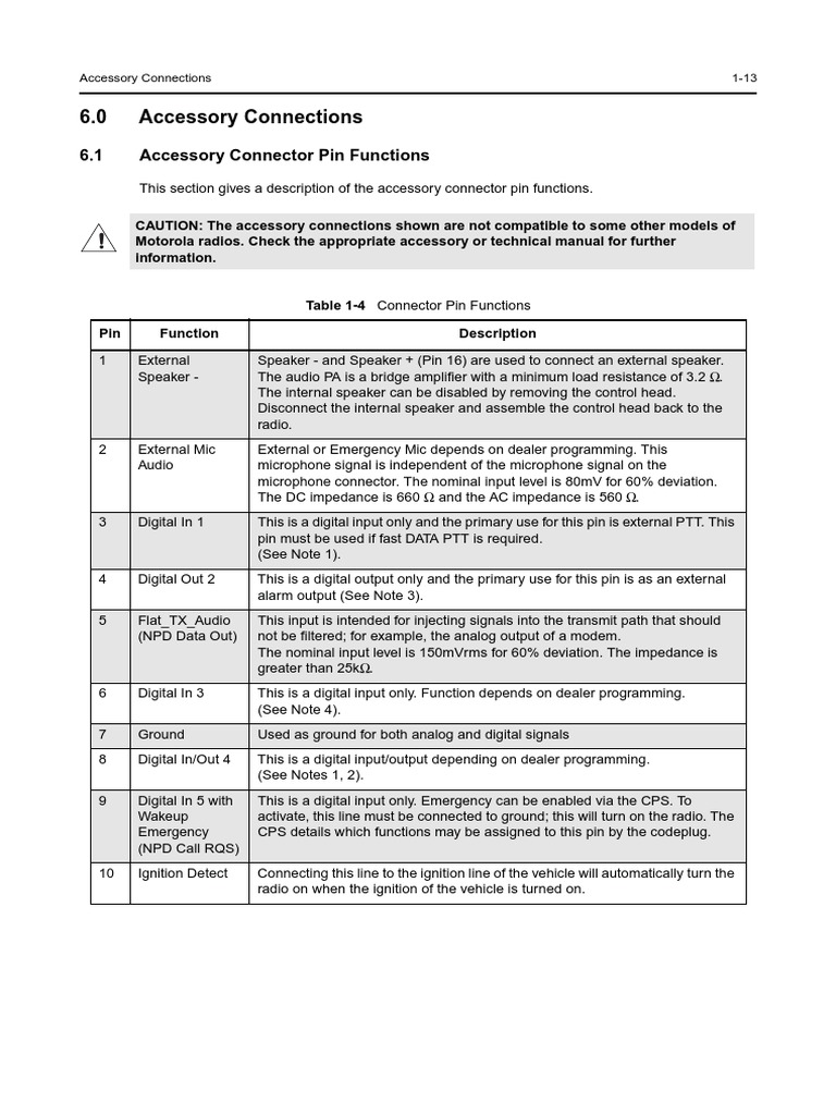 GM300 Acc Conn | PDF | Microphone | Loudspeaker