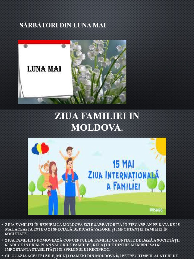 Sărbători Din Luna Mai | PDF
