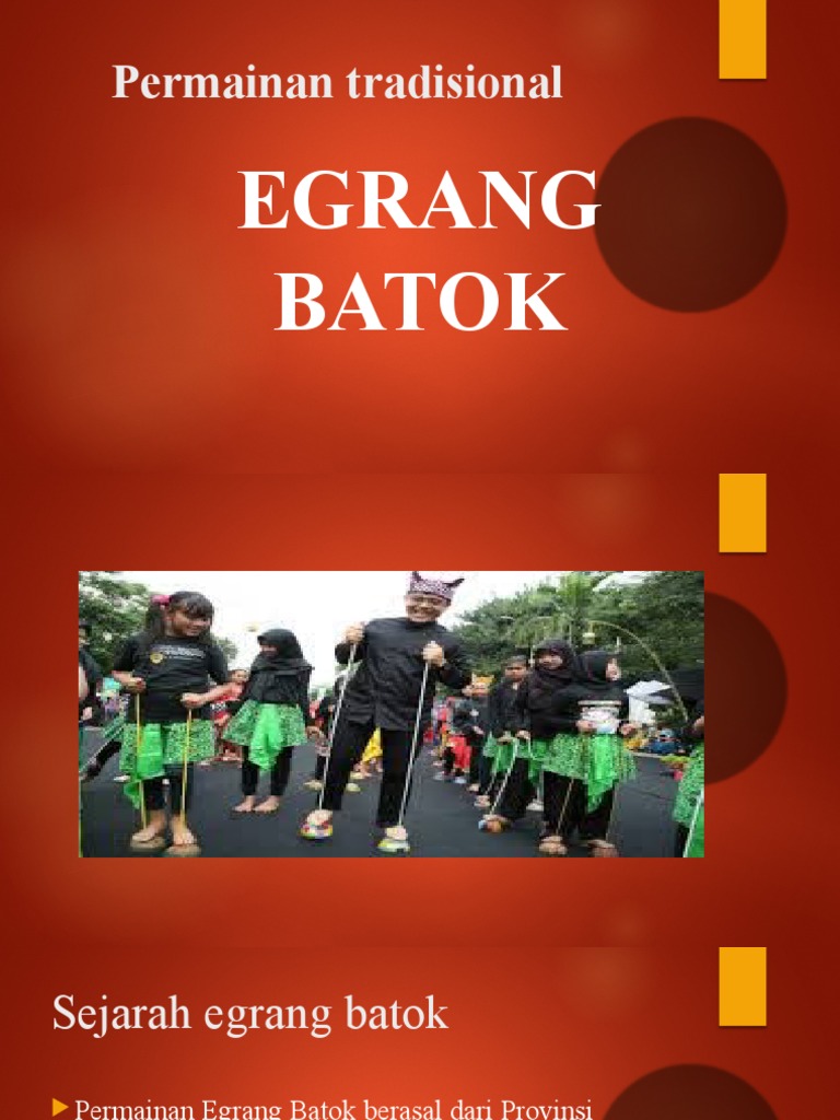 3. Permainan Tradisional Egrang Batok | PDF