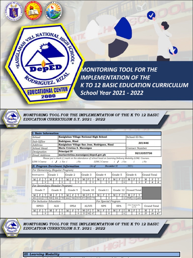 KVNHS - Monitoring Tool Final | PDF