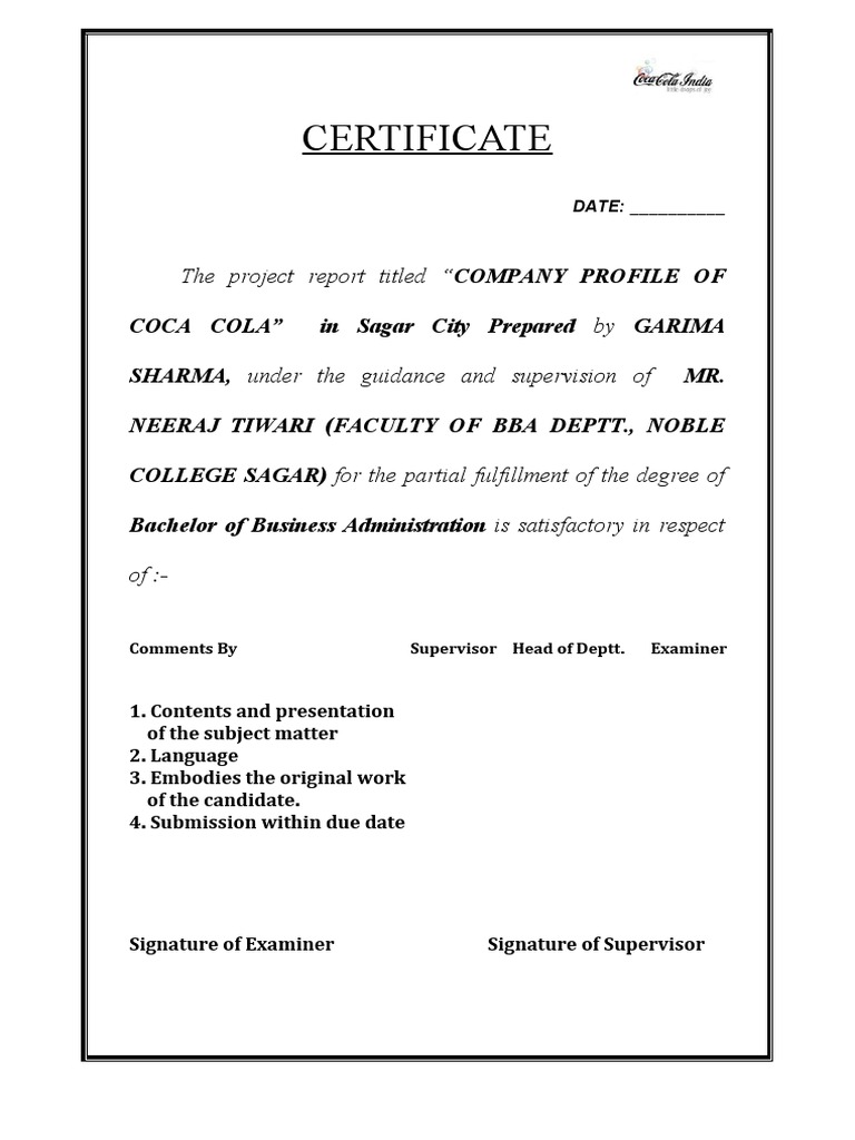 Cocacola 1 | PDF | Coca Cola | The Coca Cola Company