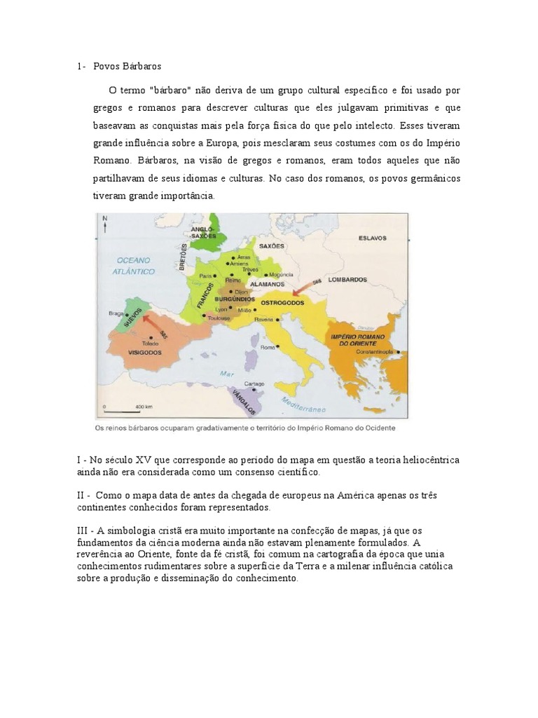 Povos Bárbaros | PDF