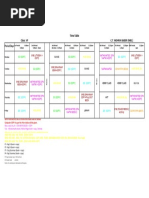 LKG & UKG Time Table 2025-2026 | PDF