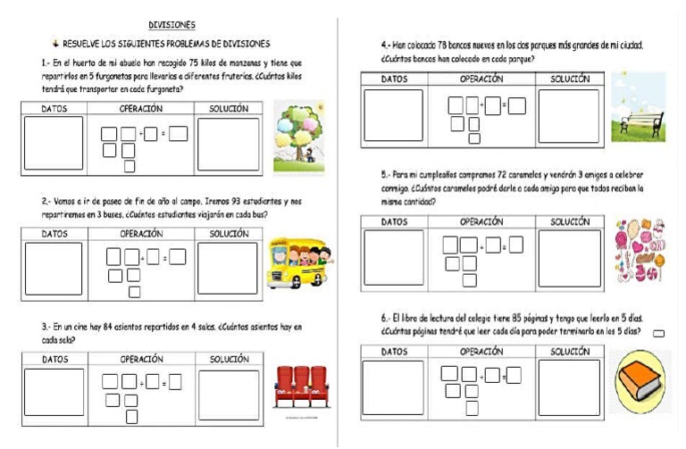 Problemas de División | PDF