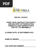 Cidb Grade 2 To 9 Application For Contractor Registration | PDF